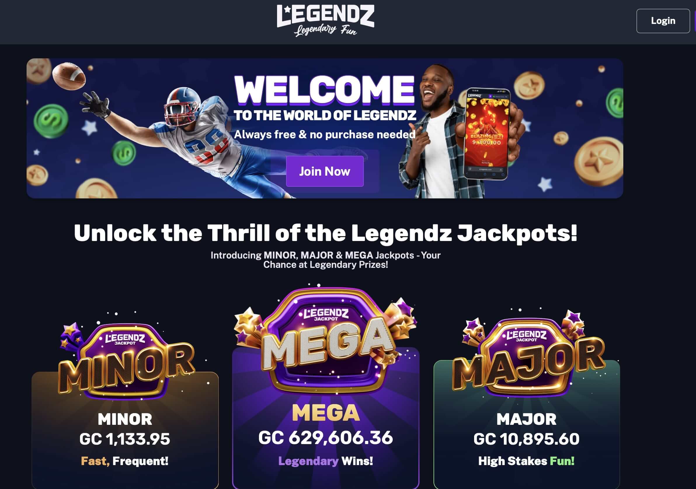 Legendz Casino Review 2026: 500 SC Welcome Bonus & Exclusive Live Games ...