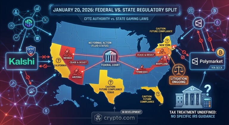 U.S. Prediction Market Legal Status 2026: State-by-State Guide | Lines.com